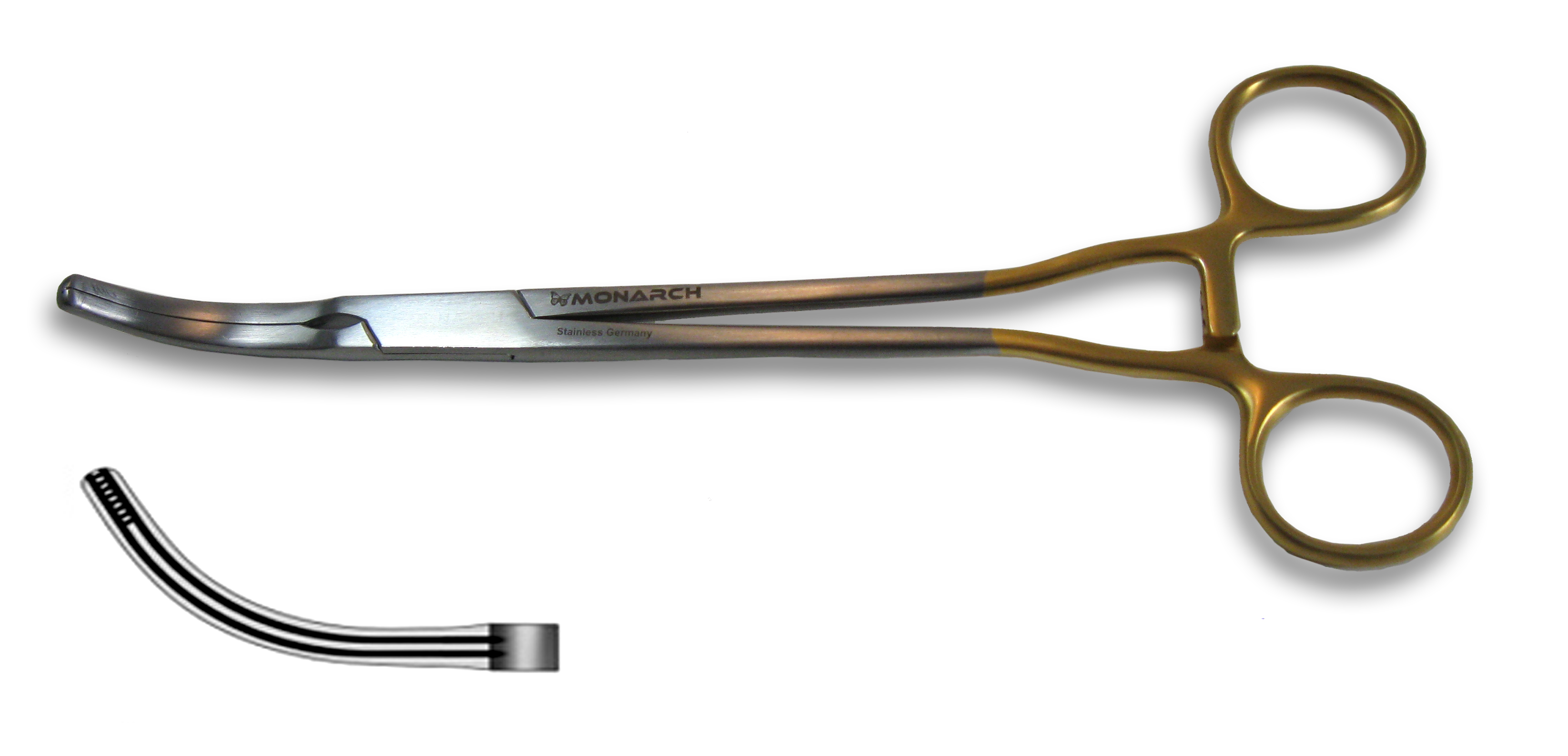 Z-Clamp Hysterectomy Forceps, Strong Curve 9.5" – Monarch Medical Products