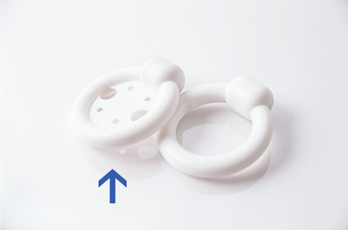 Ring Pessary With Knob With Support, 3.25" #6 – Monarch Medical Products